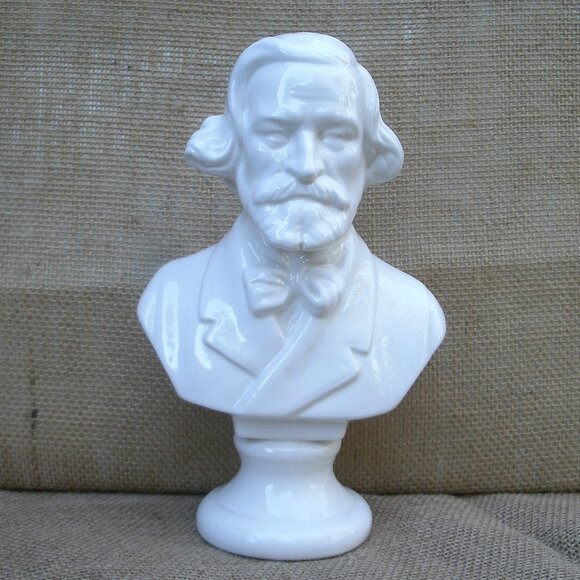 Vintage | Accents | Vintage Giuseppe Verdi Composer Porcelain Bust ...